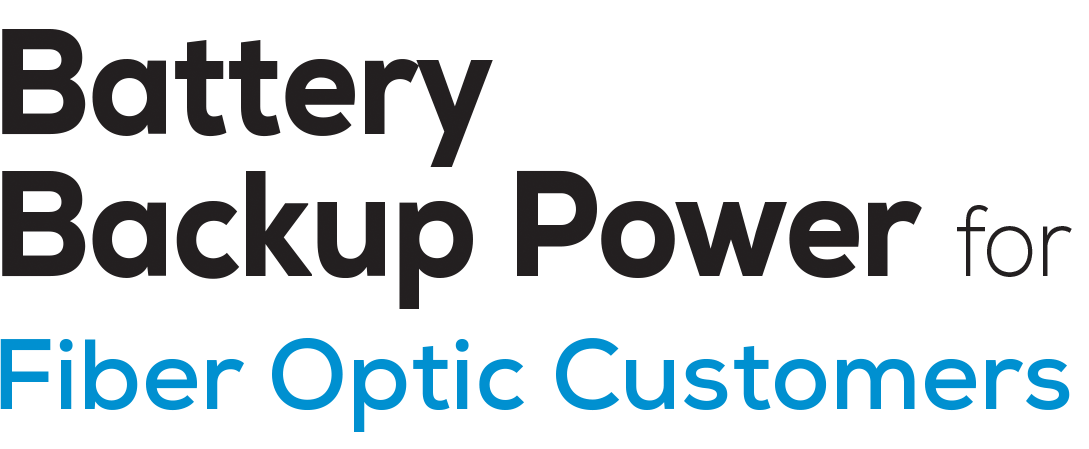 Battery Backup Power for Fiber Optic Customers :: Golden West ...
